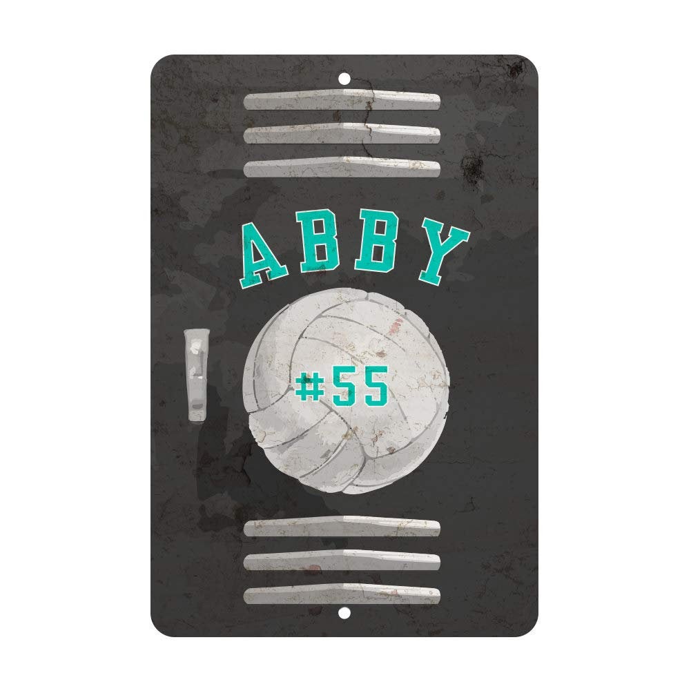 Personalized Volleyball Locker Room Sign – PatternPop