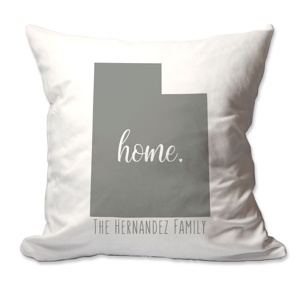 Personalized State of Utah Home Throw Pillow - Cover Only OR Cover wit ...