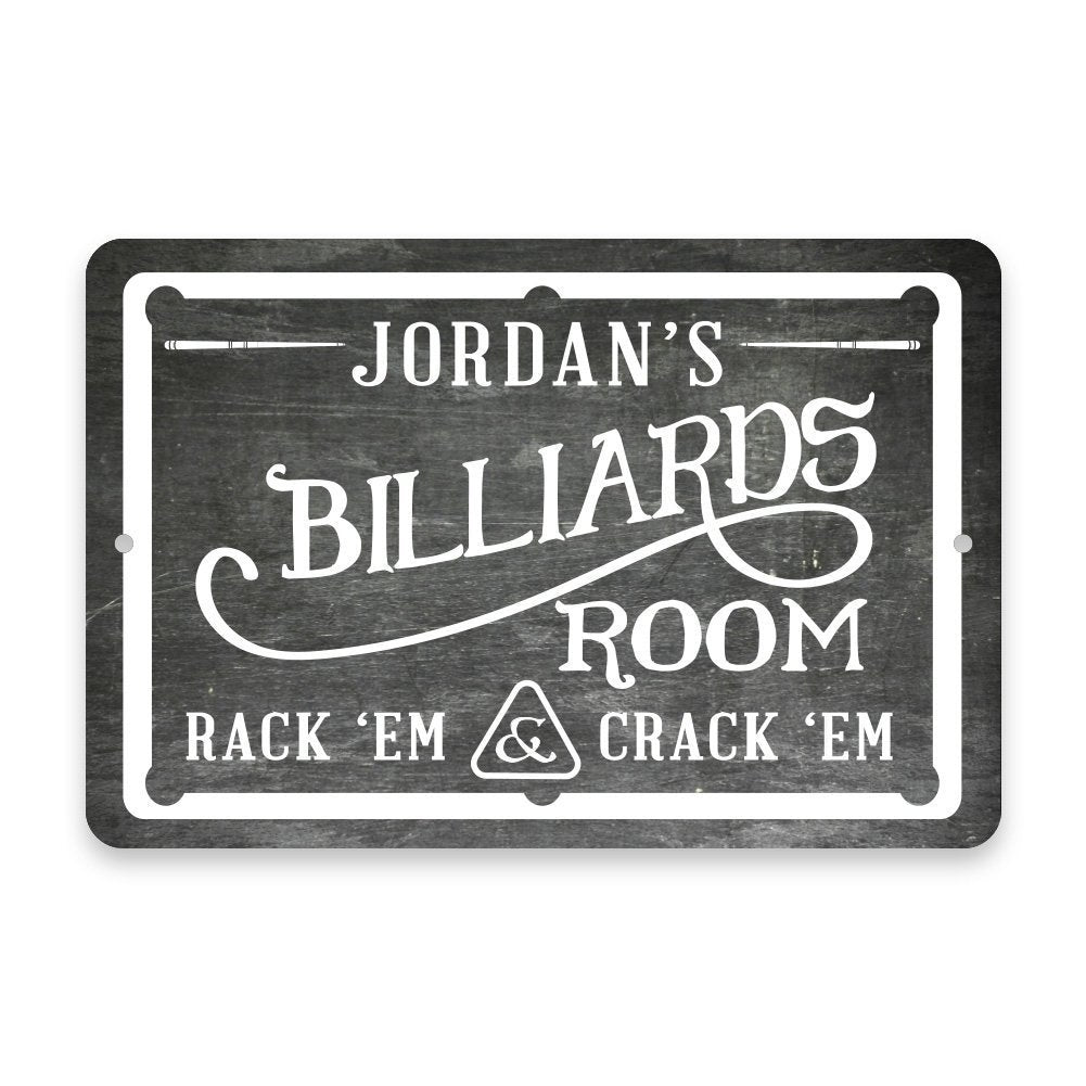 Pool Room Sign