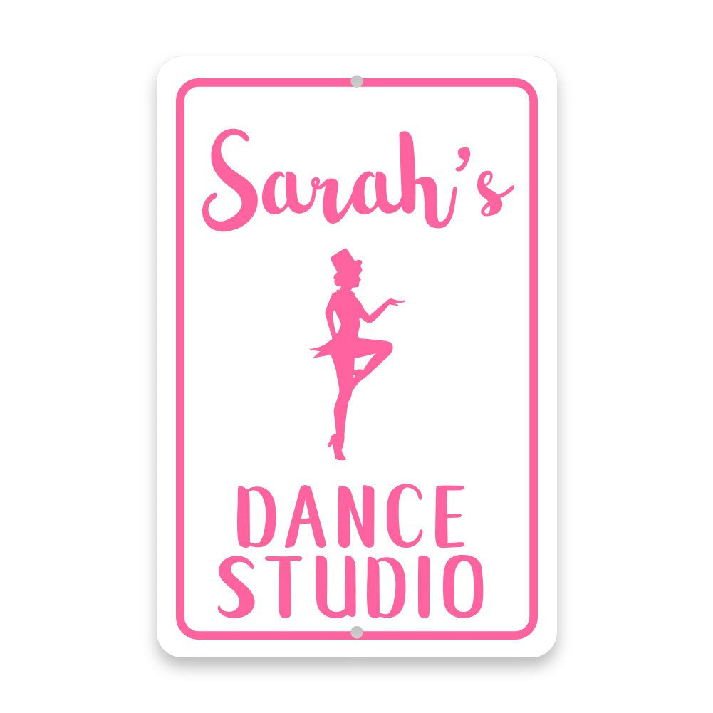 Personalized Tap Dance Studio Metal Room Sign – PatternPop