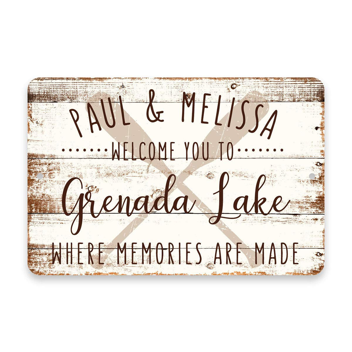 Personalized Welcome to Grenada Lake Where Memories are Made Sign - 8 ...